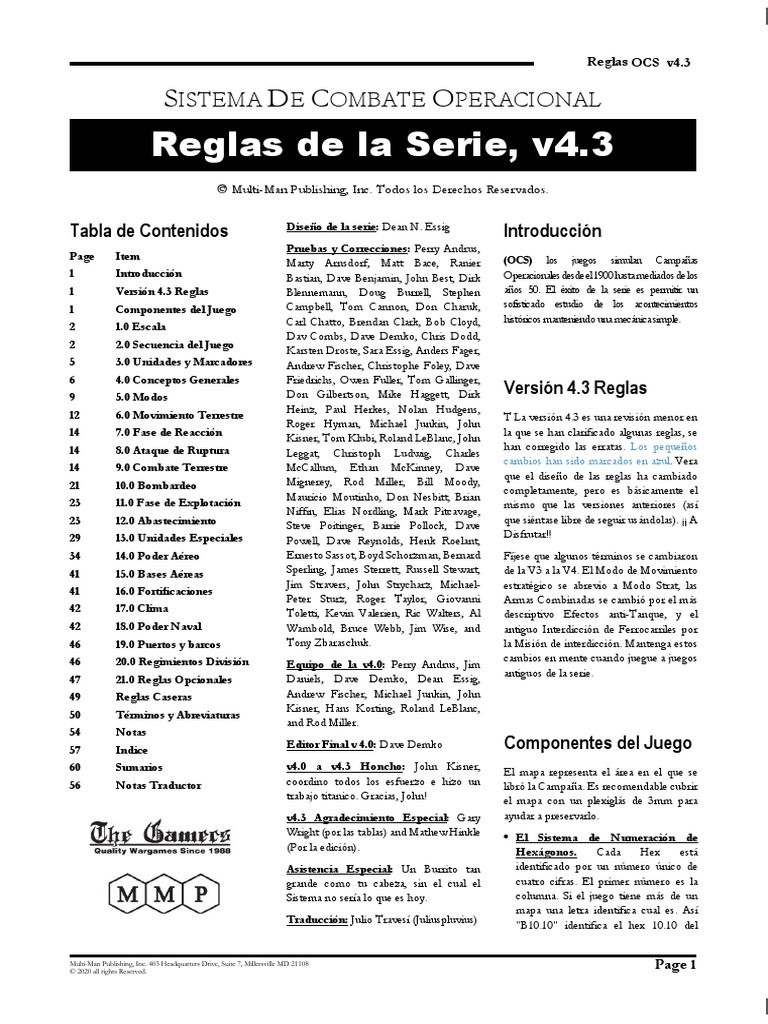 Ocs 4.3 | PDF | Bombardeo | Transporte