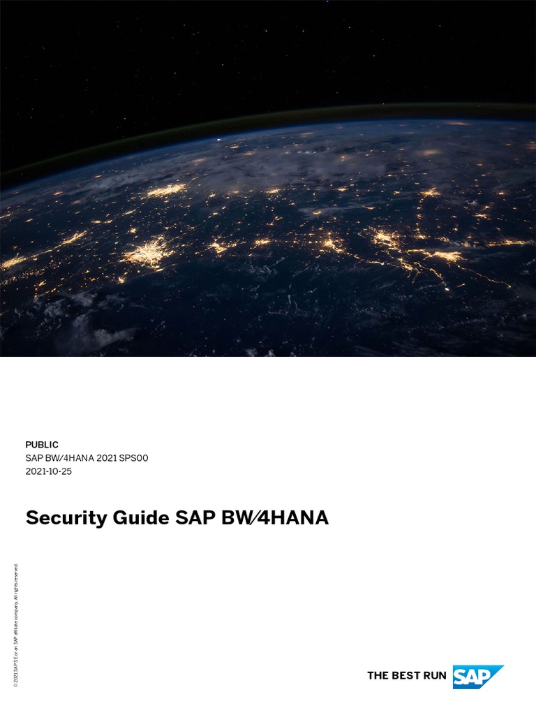 SAP BW4HANA Security Guide en | Download Free PDF | Security | Computer ...