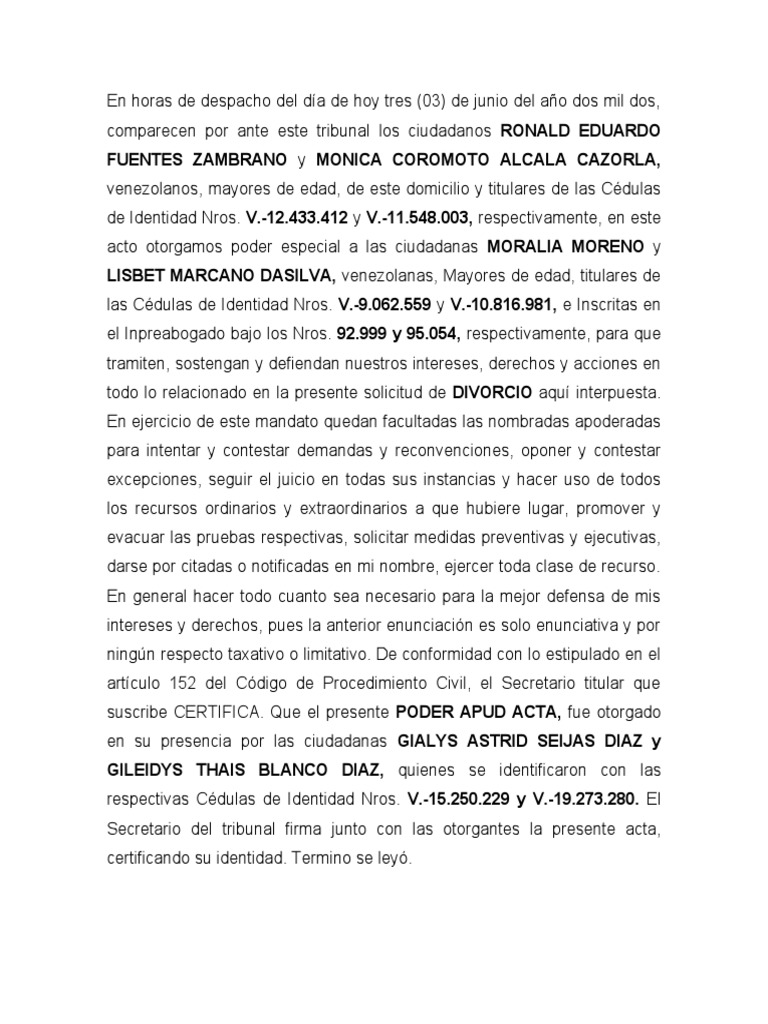 Apud Acta Modelo | PDF | Gobierno | Justicia