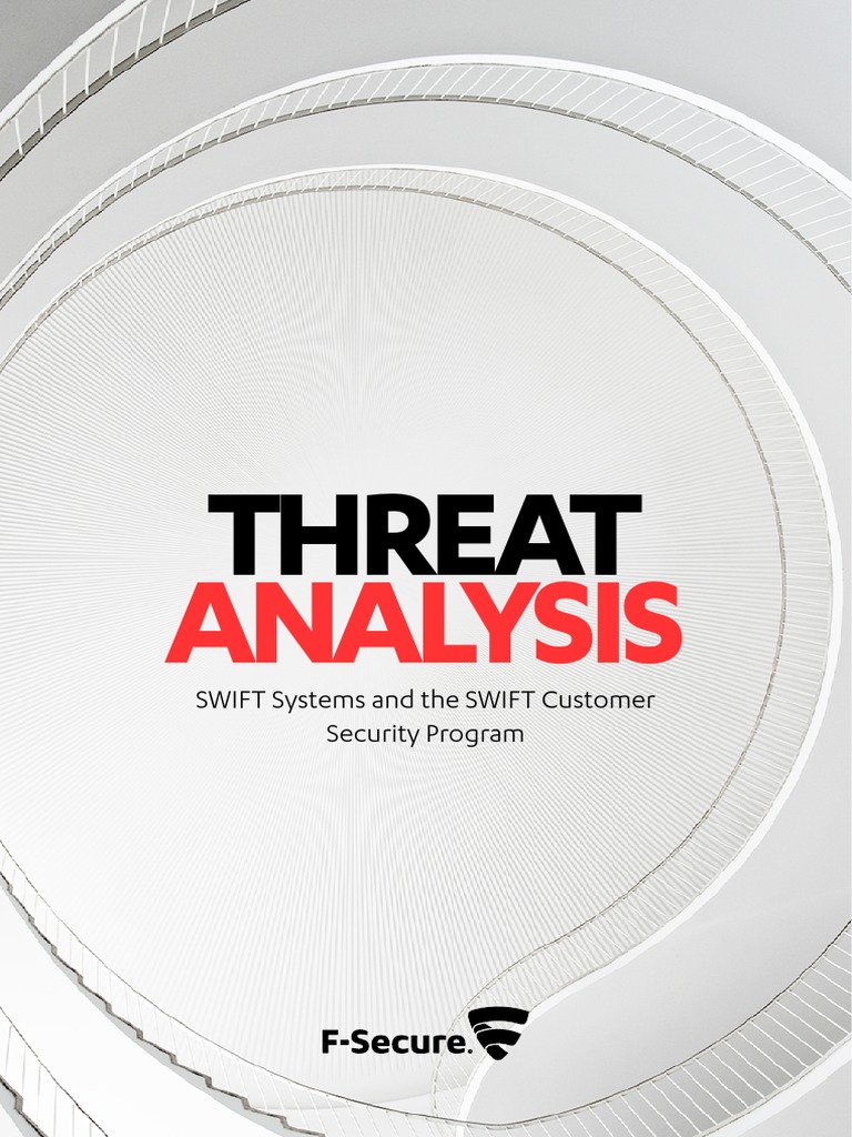 SWIFT Security Threat Analysis | PDF | Security | Computer Security