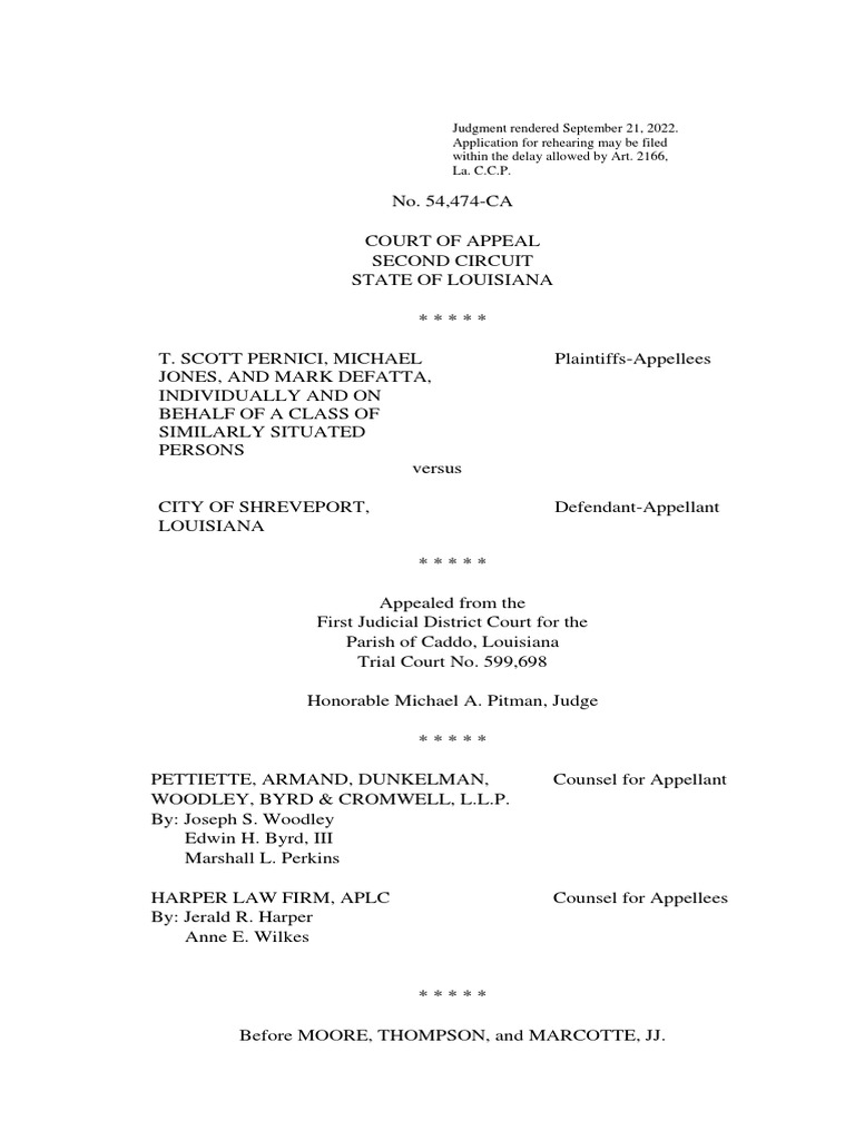 Second Circuit Court of Appeal Reverses Decision On Water Lawsuit | PDF ...