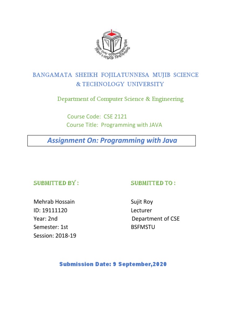 Assignment On Java | PDF | Thread (Computing) | Hypertext Transfer Protocol