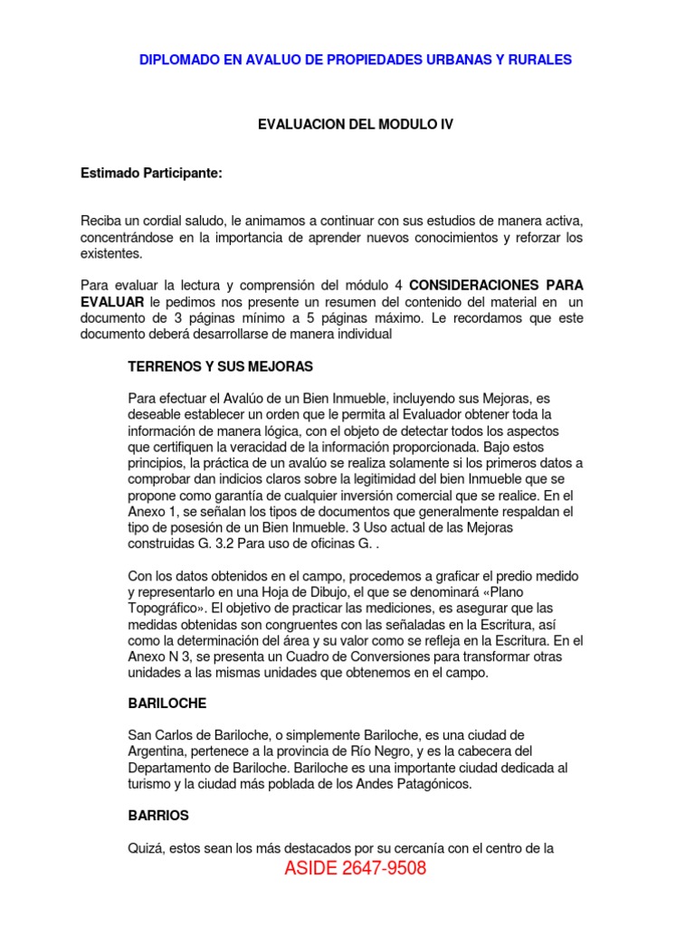 Evaluacion Modulo #4 | PDF