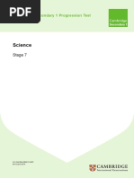 Cambridge Lower Secondary Science Book 7 - Workbook Answers | PDF