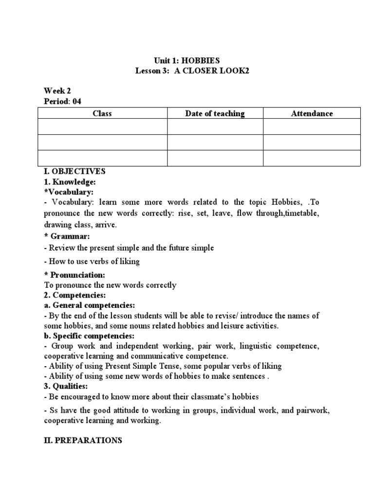 Week 2 GR7 | PDF | Homework | Vocabulary