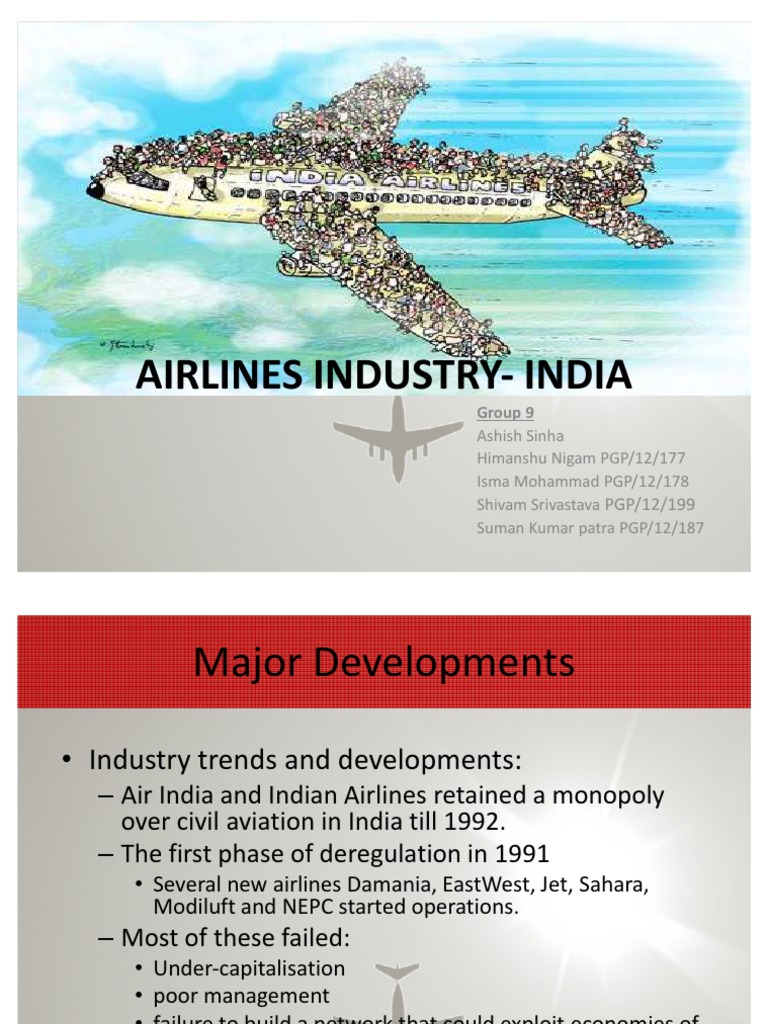 Airlines Industry - India | PDF | Airlines | Market Segmentation