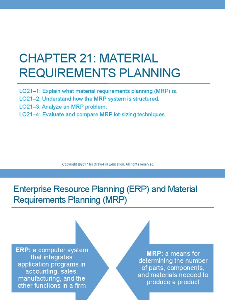 Oper&SCM Ch021 | PDF | Enterprise Resource Planning | Business Process