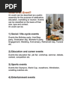 Event Management SOP Overview | PDF | Marketing | Internet