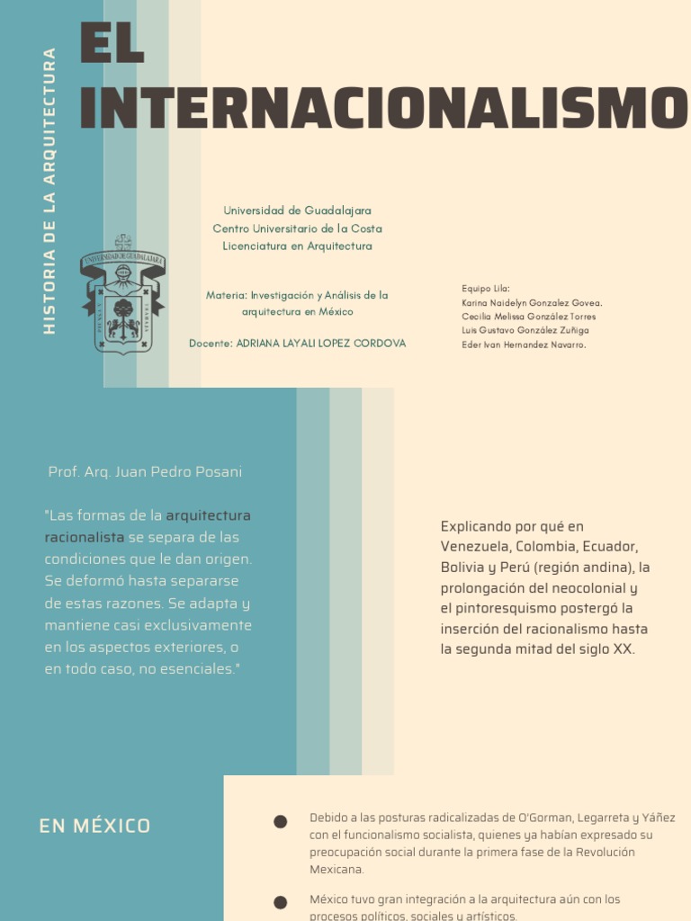 El Internacionalismo | PDF | Diseño | Diseño arquitectonico
