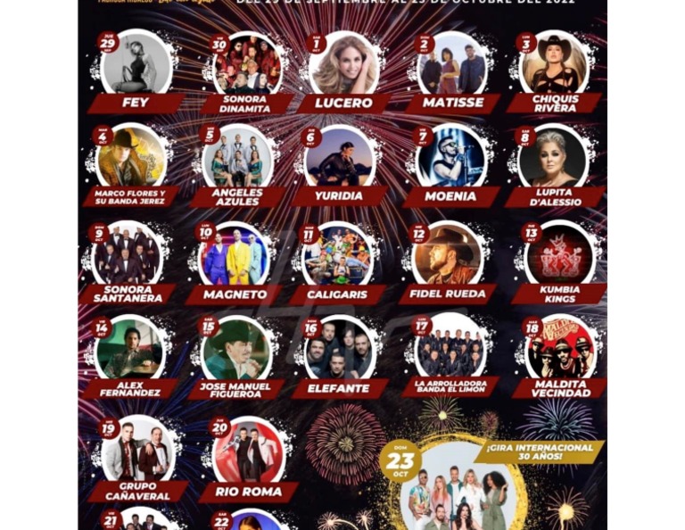 Cartelera Feria 2022 Pachuca | PDF