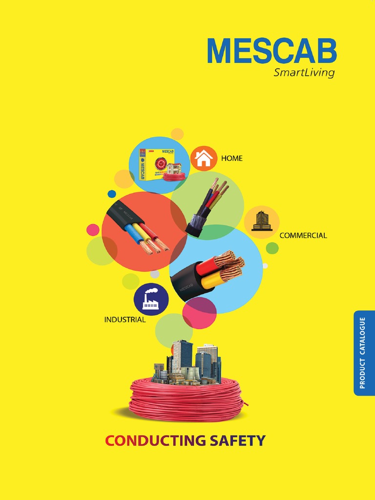 Mescab Wires & Cables Catalogue | PDF | Electrical Wiring | Insulator ...