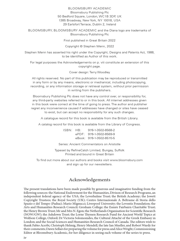 Simplicius - On Aristotle Physics 1.1-2 (Ancient Commentators On ...