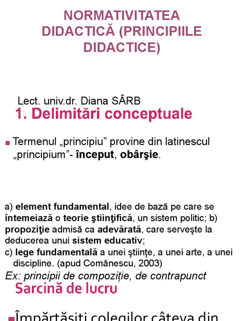 Principiile Didactice | PDF