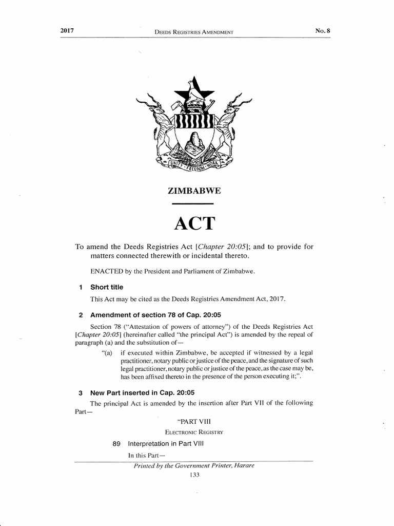Deeds Registries Act | PDF | Computer Data Storage | Domain Name Registrar