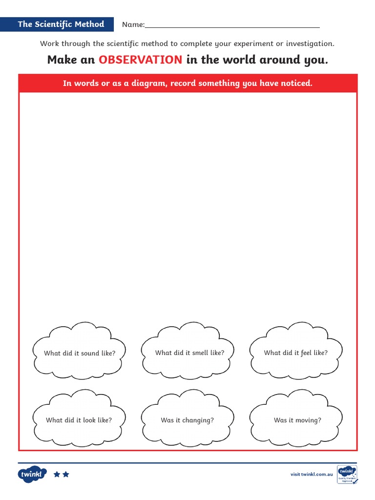 2-Star Scientific Method Template | PDF | Scientific Method | Experiment