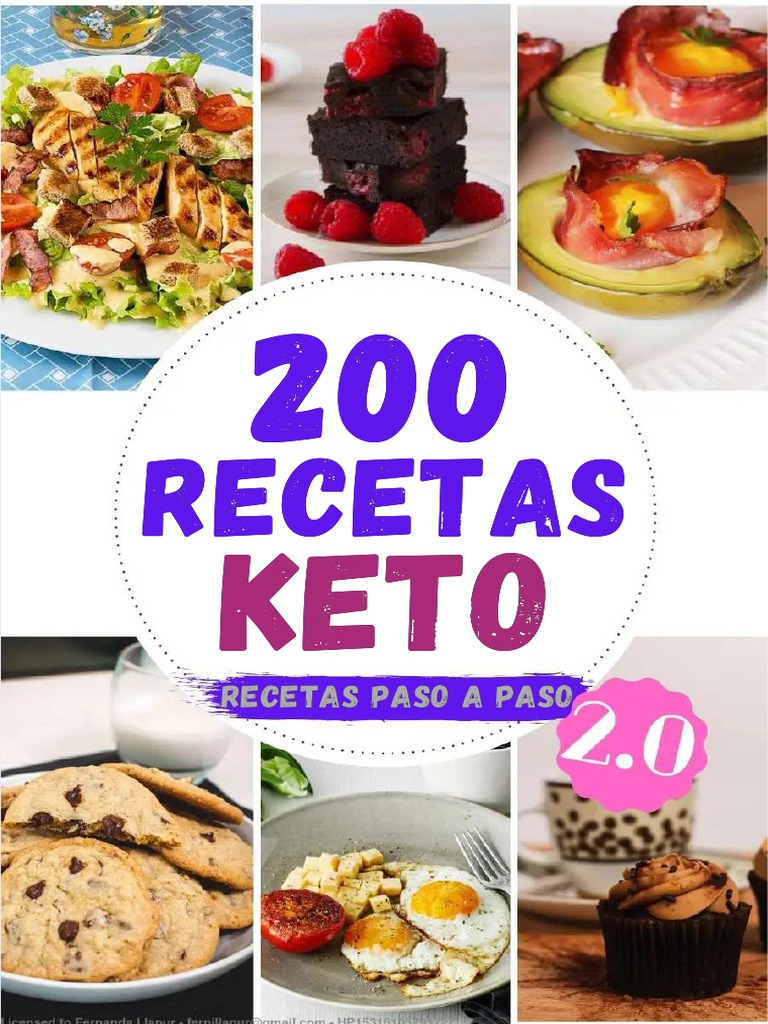 200 Recetas Keto 2.0 | PDF | Pizza | Nutrición