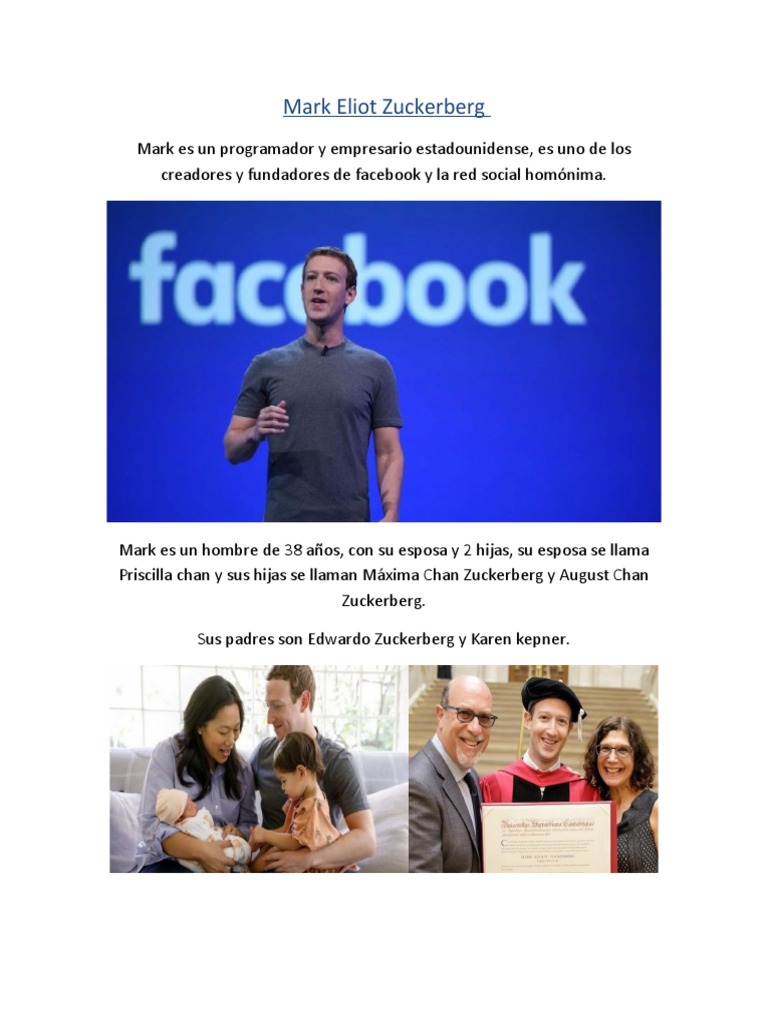 Mark Eliot Zuckerberg Pdf