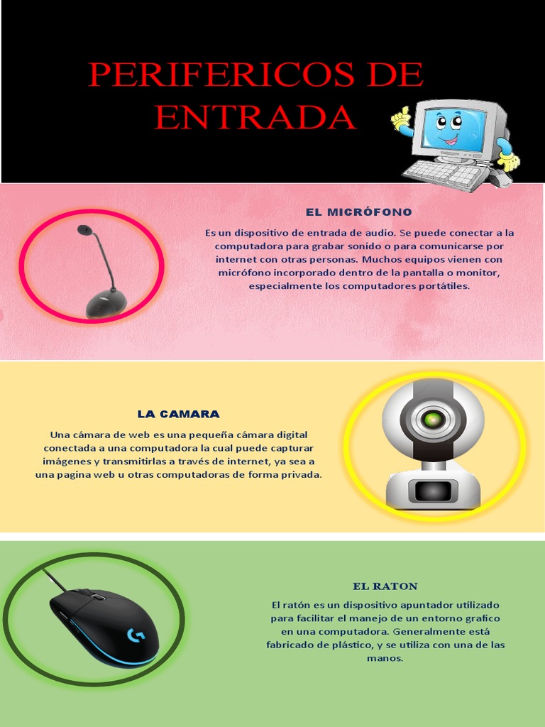 Periféricos de Entrada y Salida: Guía Completa | PDF | Periférico | Fax