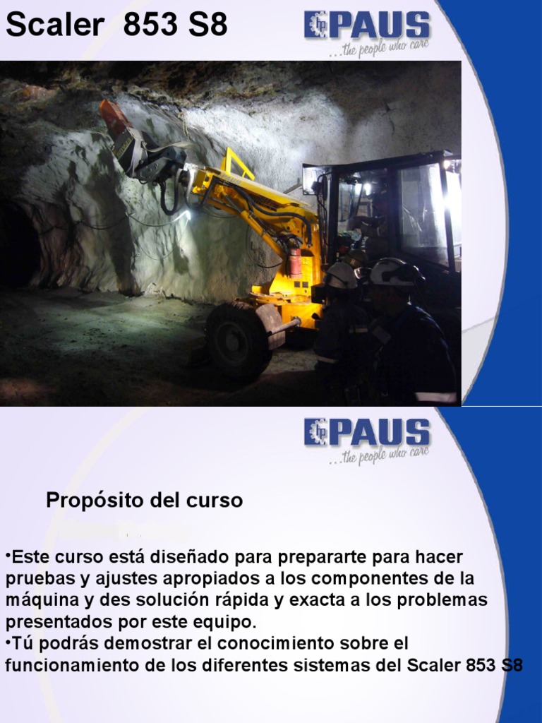 Presentación Curso Scaler 853 S8 | PDF | Bomba | Tren