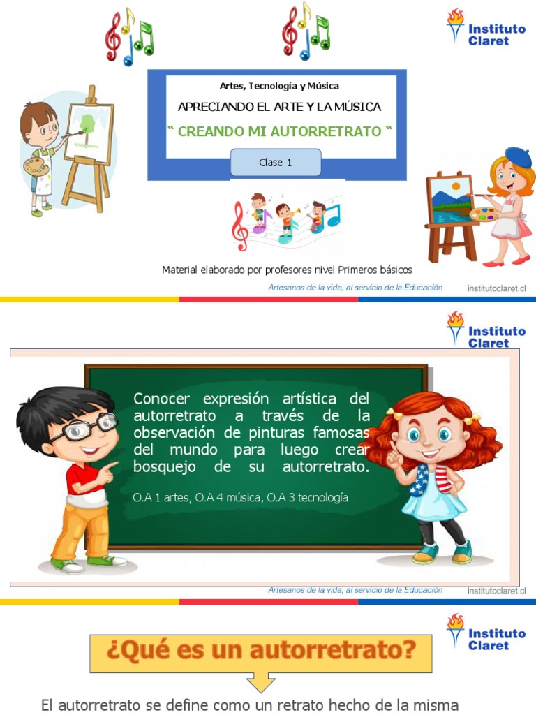 Creando Mi Autorretratoprimero Básico 05 Al 16 de Octubre | PDF | Arte