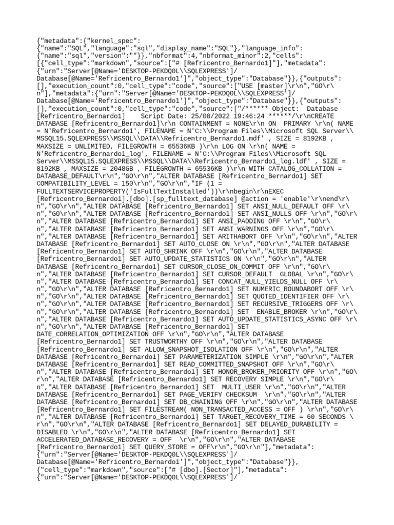 Practica Final SQL Notas | PDF | Microsoft Sql Server | Software