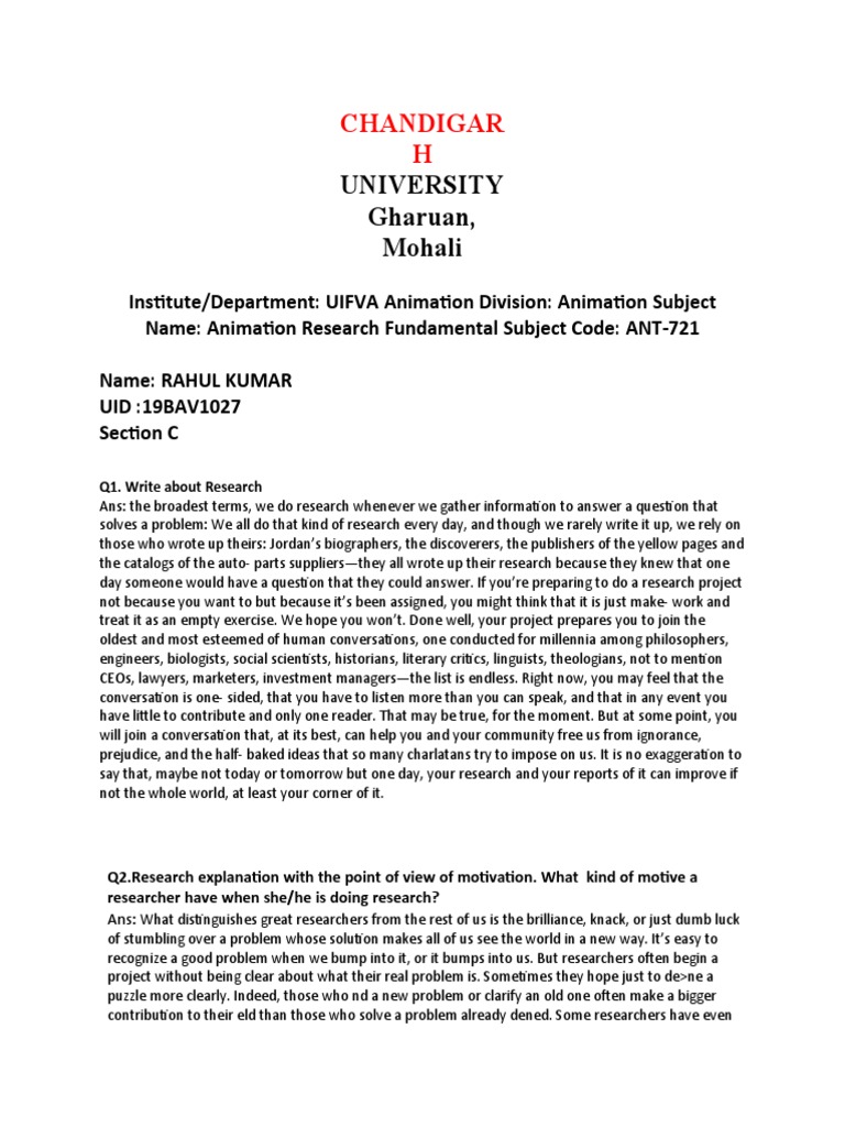 Assignemnt 19BAV1027 | PDF | Thought | Design