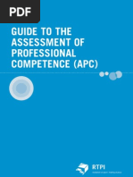 Rtpi Ep Apc Guidance June 2019 | PDF | Experience | Policy
