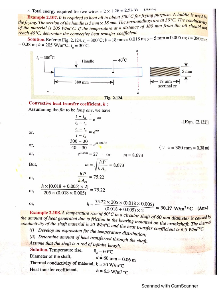 Module - 2 - (2.1) - Practice Numericals - Fins | PDF