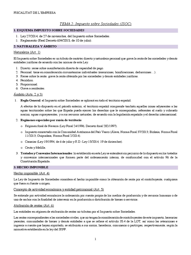 ISOC | PDF | Amortización (Negocio) | Contabilidad