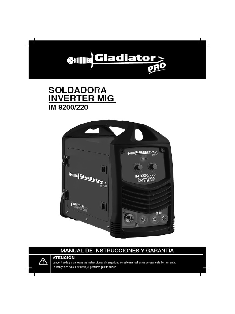 Manual MIG Gladiator | PDF | Soldadura | Construcción