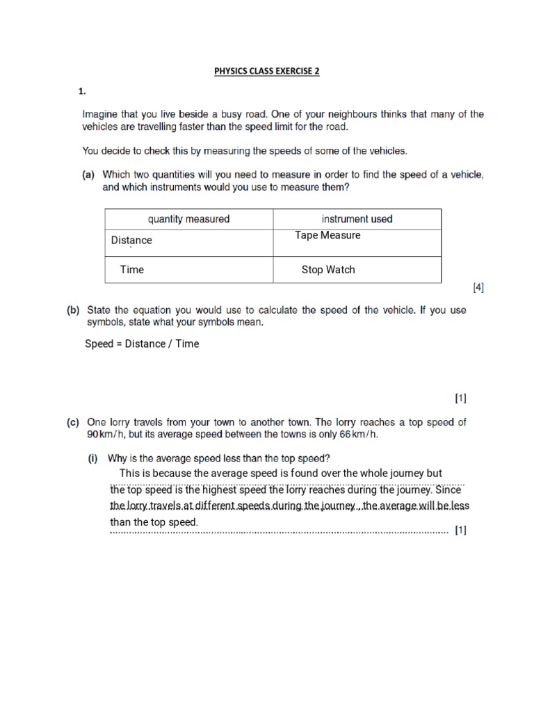 Kami Export - Kevin - PHYSICS CLASS EXERCISE 2 | PDF