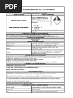 Tóner: Hoja de Seguridad y Peligros | PDF | Toxicidad | Residuos