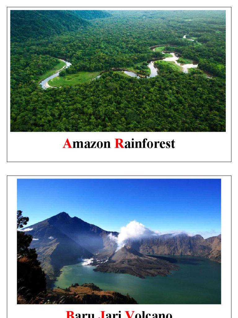 T2W3 - Famous Landforms | PDF