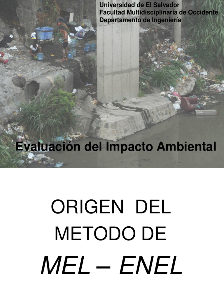 CLASE 15 METODO DE MEL ENEL 2a PARTE | PDF | Evaluación de impacto ...