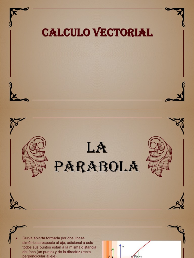 Calculo Vectorial | PDF | Elipse | Objetos geométricos