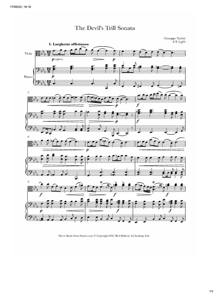 The Devil Trill Sonata | PDF