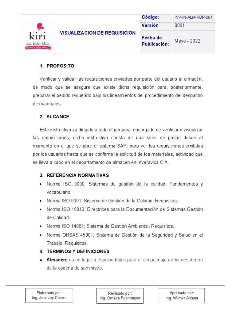 Visualizacion de Requisicion | PDF | Business