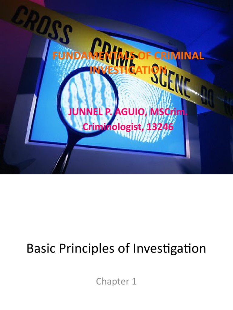 Fundamentals of Criminal Investigation | PDF | Crime Scene | Arrest Fundamentals of Criminal Investigation | PDF | Crime Scene | Arrest