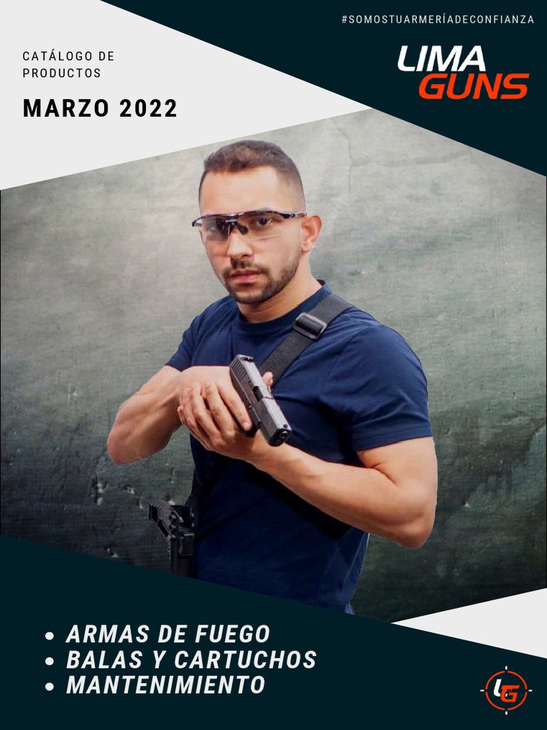 Catálogo Armas de Fuego | PDF | Munición | Cartucho (armas de fuego)