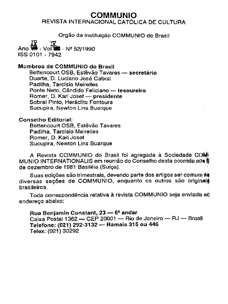 Ratzinger, Joseph - O Primado de Pedro e A Unidade Da Igreja (Communio 1990) | PDF | São Pedro ...