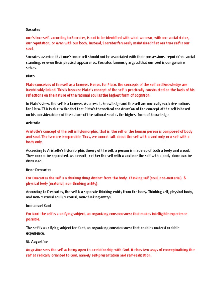 12 Philosophers | PDF | Philosophy Of Self | Soul