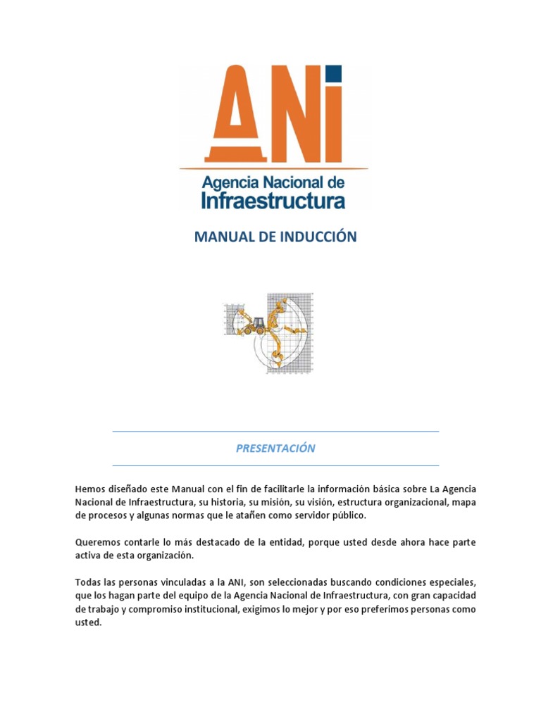 Manual de Induccion | PDF | Asociación público-privada | Infraestructura