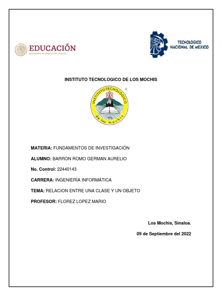 Relacion Entre Clase y Objeto | PDF | Objeto (informática) | Clase ... Relacion Entre Clase y Objeto | PDF | Objeto (informática) | Clase ...