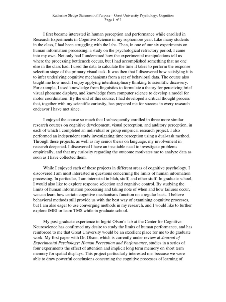 Sop | PDF | Perception | Cognition