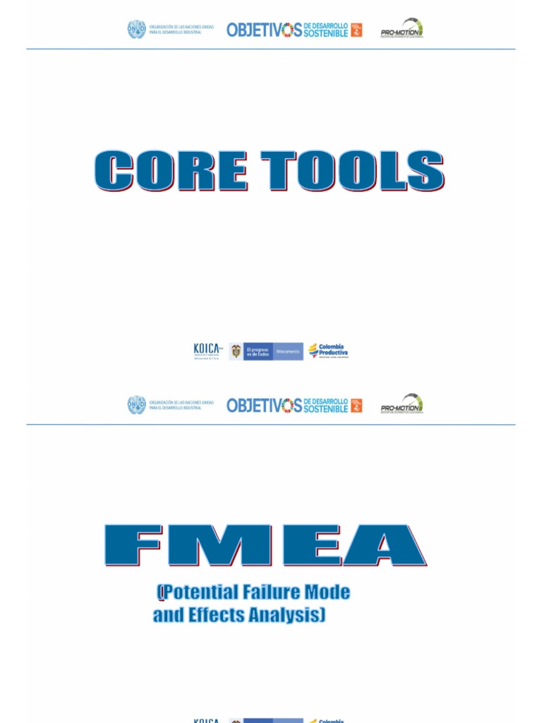 CORE TOOLS Generalidades | PDF | Medición | Calidad (comercial)