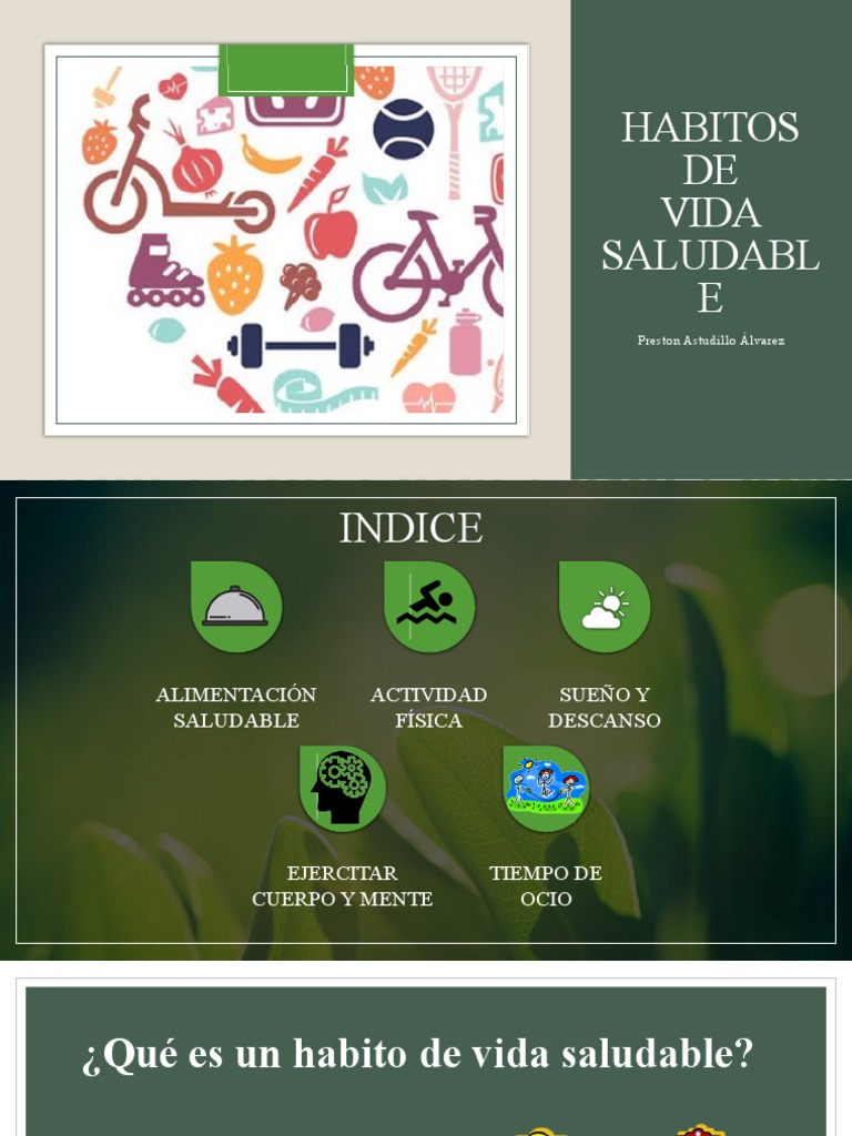 Habitos de Vida Saludable | PDF