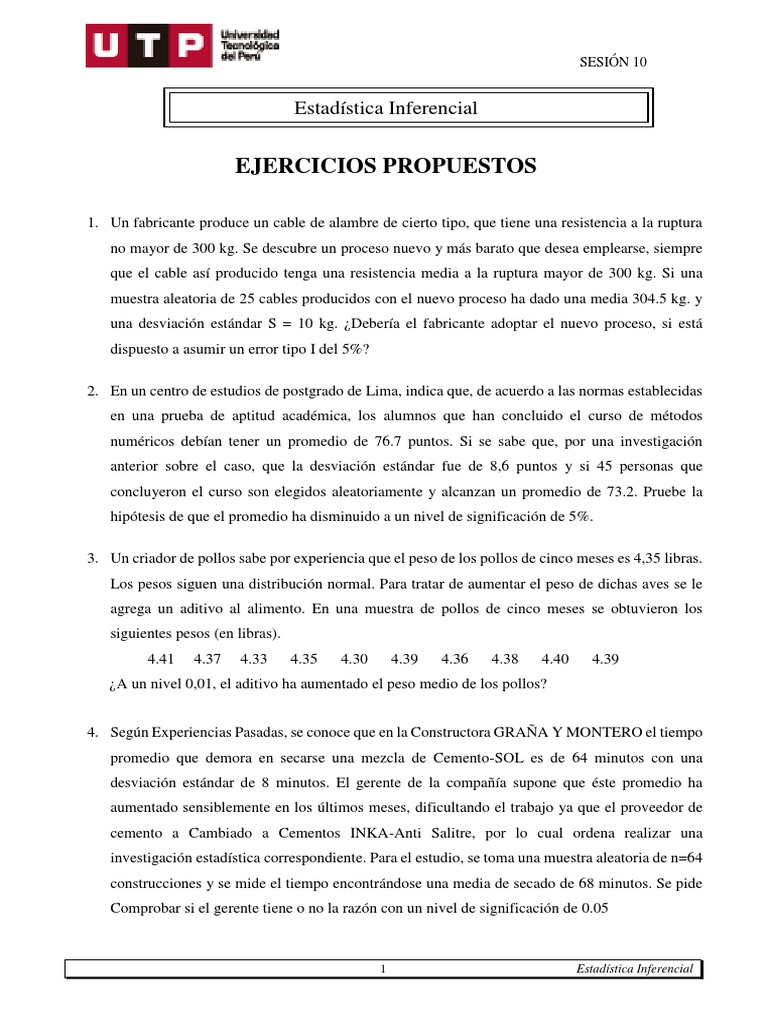 S05.s2 - Resuelve Ejercicios | PDF | Desviación Estándar | Estadísticas