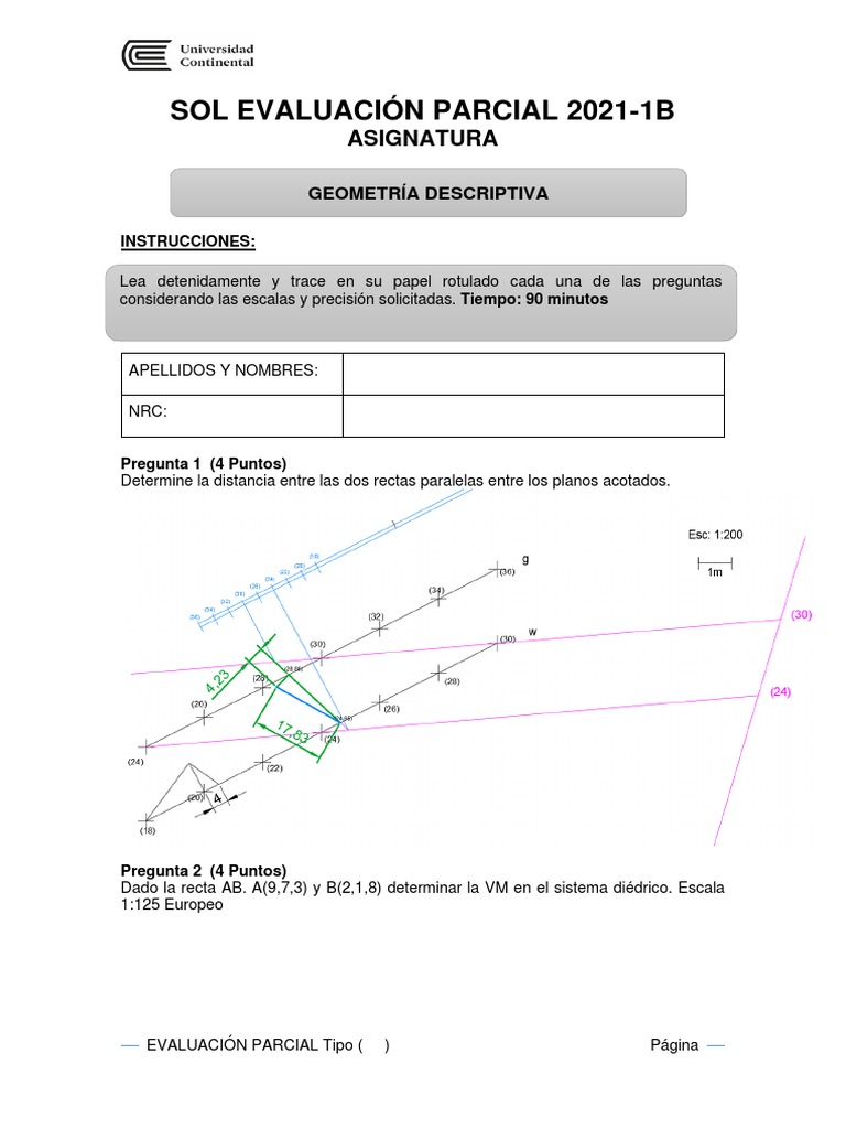 SOL Evalución Parcial (C) Sol | PDF