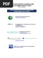 CSC Accredited Training Institutions | PDF