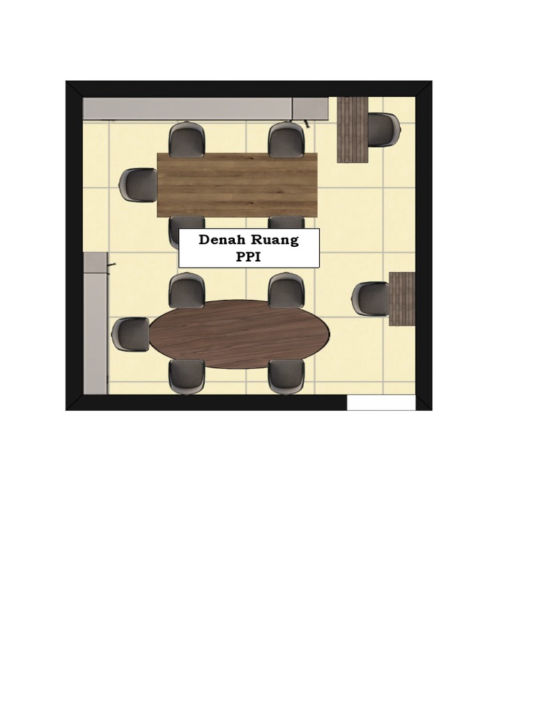 Denah Ruang PPI Layout | PDF